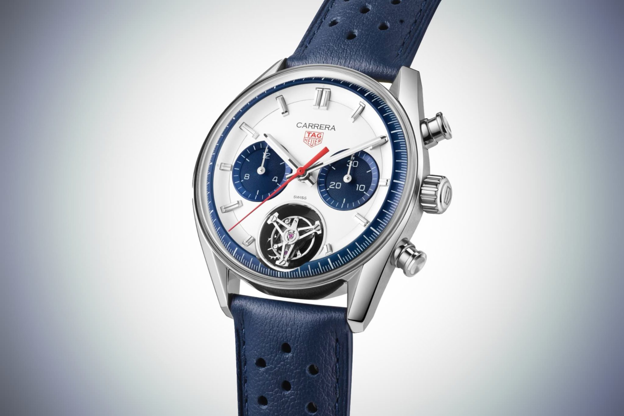 TAG Heuer Carrera Chronograph Tourbillon: Snow-White - Swisswatches ...