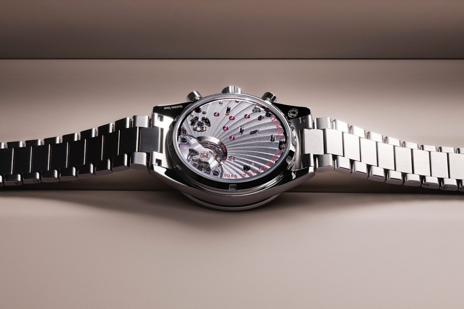 OMEGA Speedmaster '57 Calibre 9906 And Moonwatch in Moonshine Gold ...