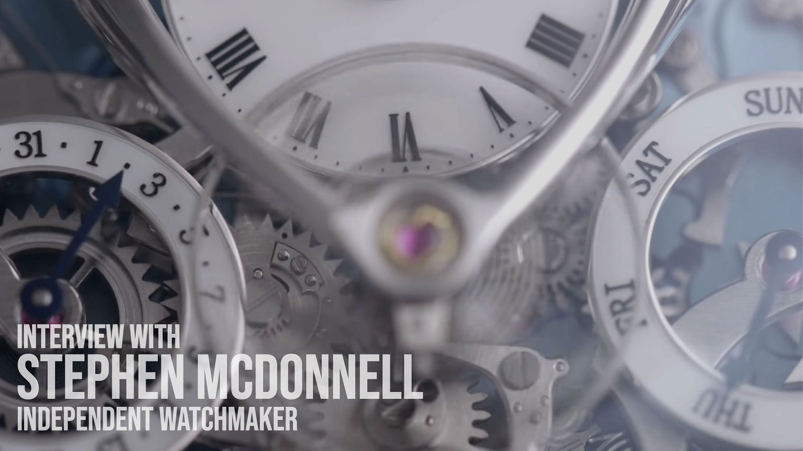 Interview with the independent watchmaker Stephen McDonnell - MB&F ...