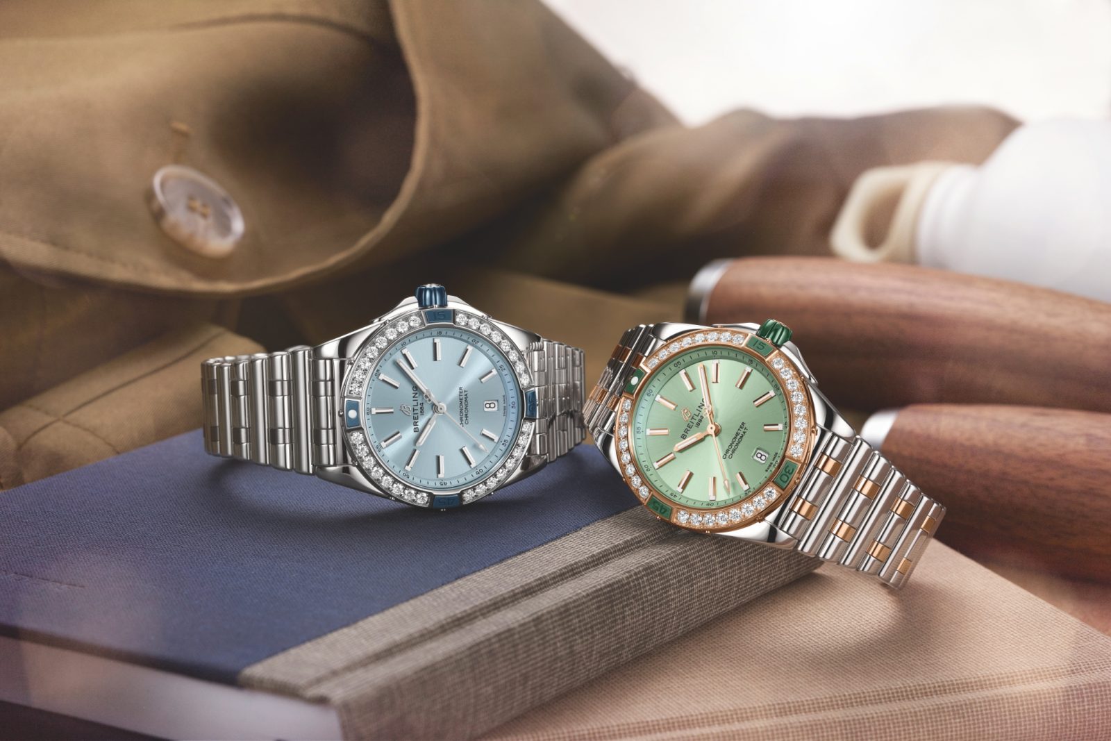 Breitling Super Chronomat Automatic 38 And 38 Origins: Sustainable Gold ...