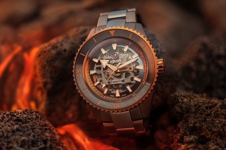 Born of Fire: Rado Captain Cook High-Tech Ceramic Skeleton ...