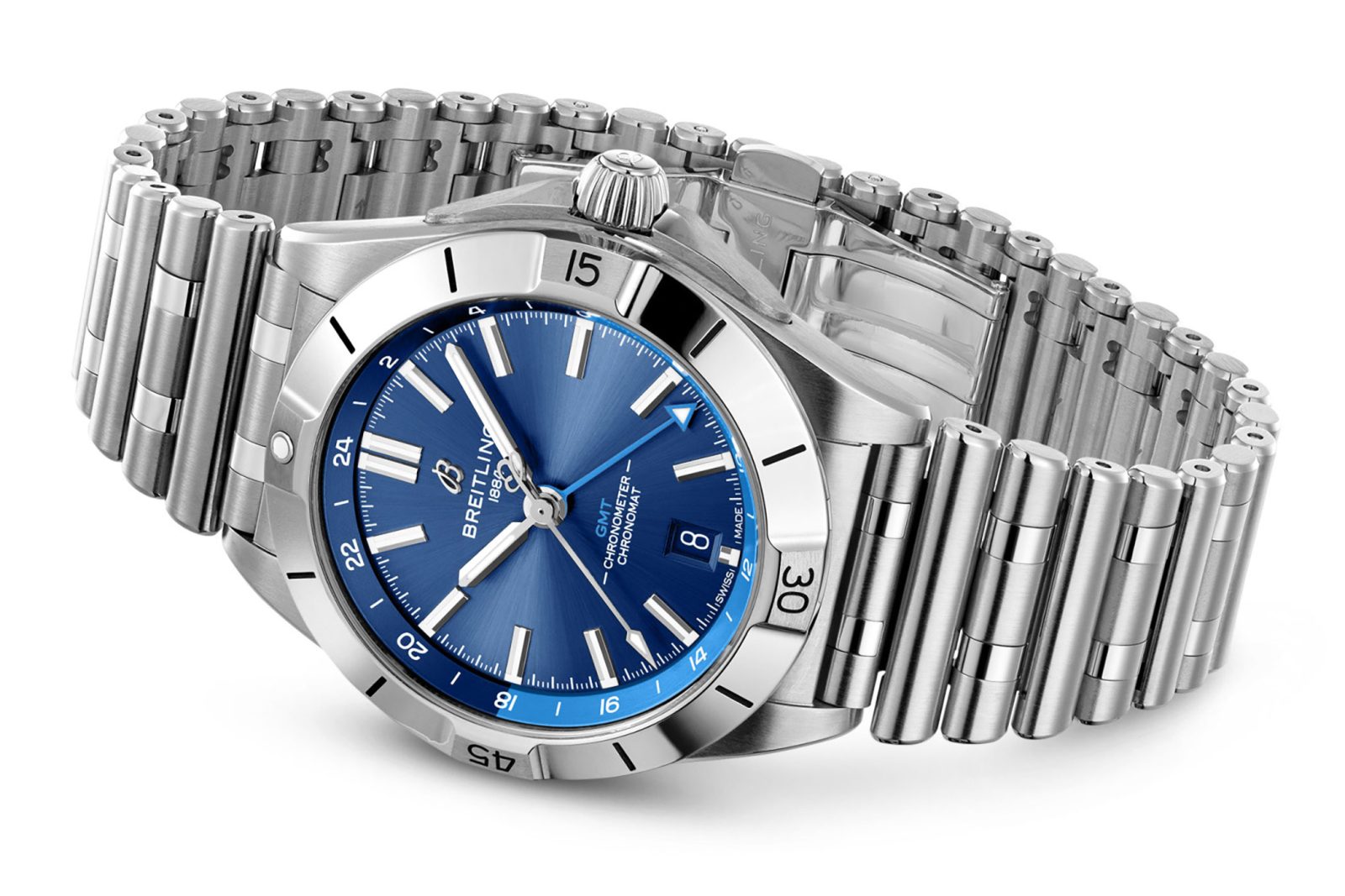 Breitling Embraces Blue: Chronomat GMT 40 Sylt Edition | Swisswatches ...