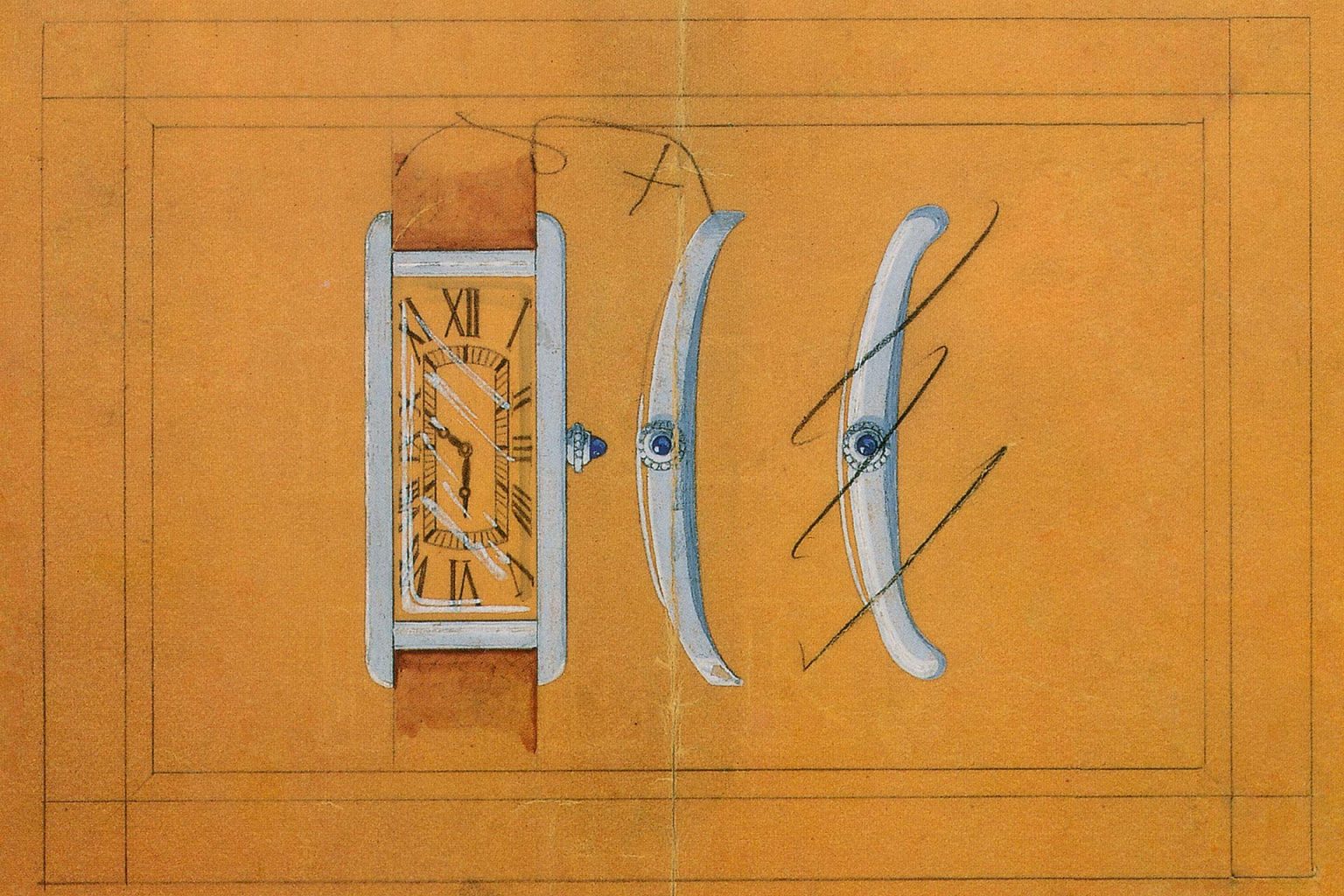 Les Rééditions: The Cartier Tank Cintrée in Platinum | Swisswatches ...