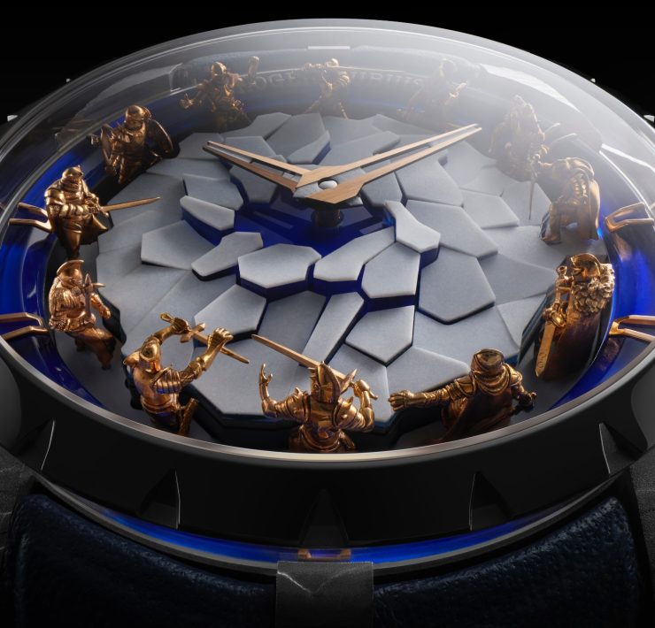 Roger Dubuis Excalibur Knights Of The Round Table Titanium Damascus ...