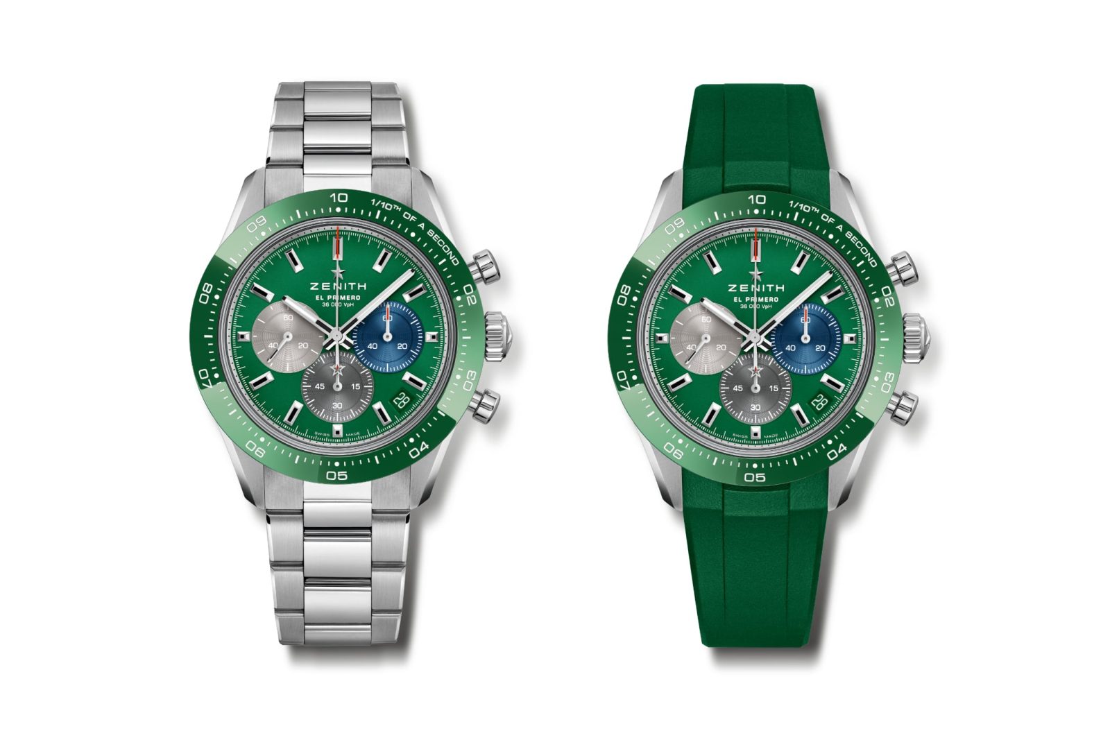 Zenith Chronomaster Sport Green: Core Collection Gets Coloured Bezel ...