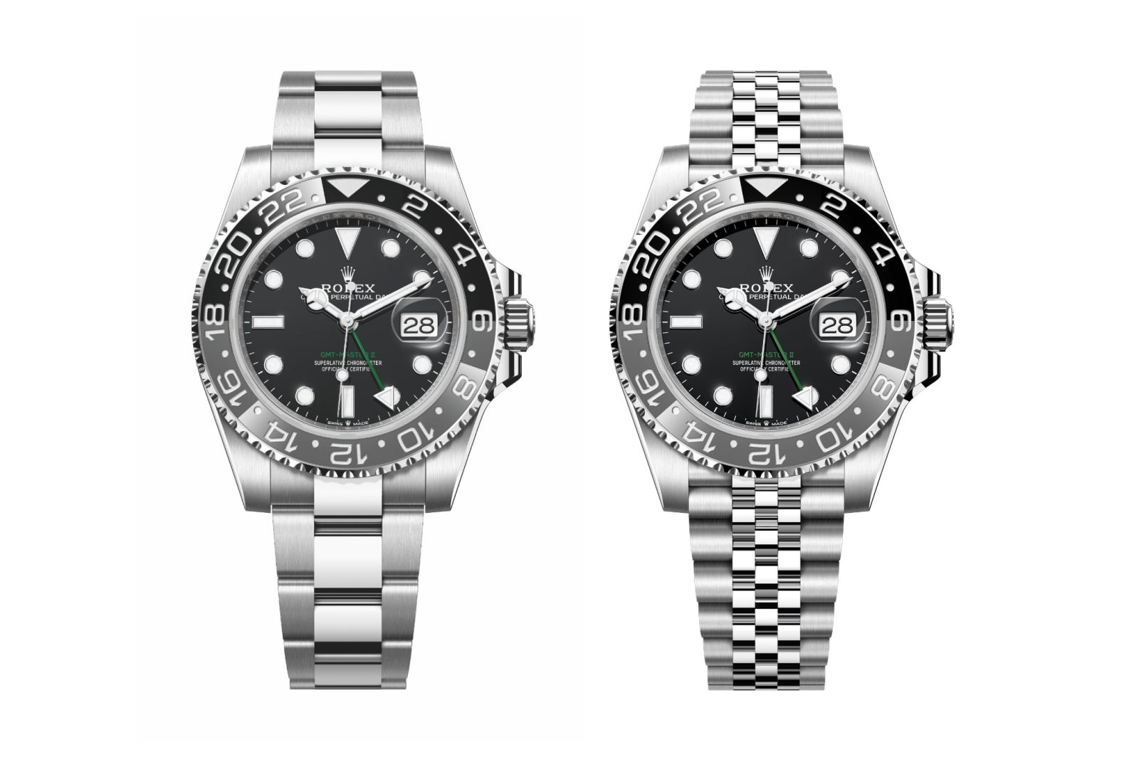 New Rolex GMT-Master II With Grey-Black Ceramic Bezel