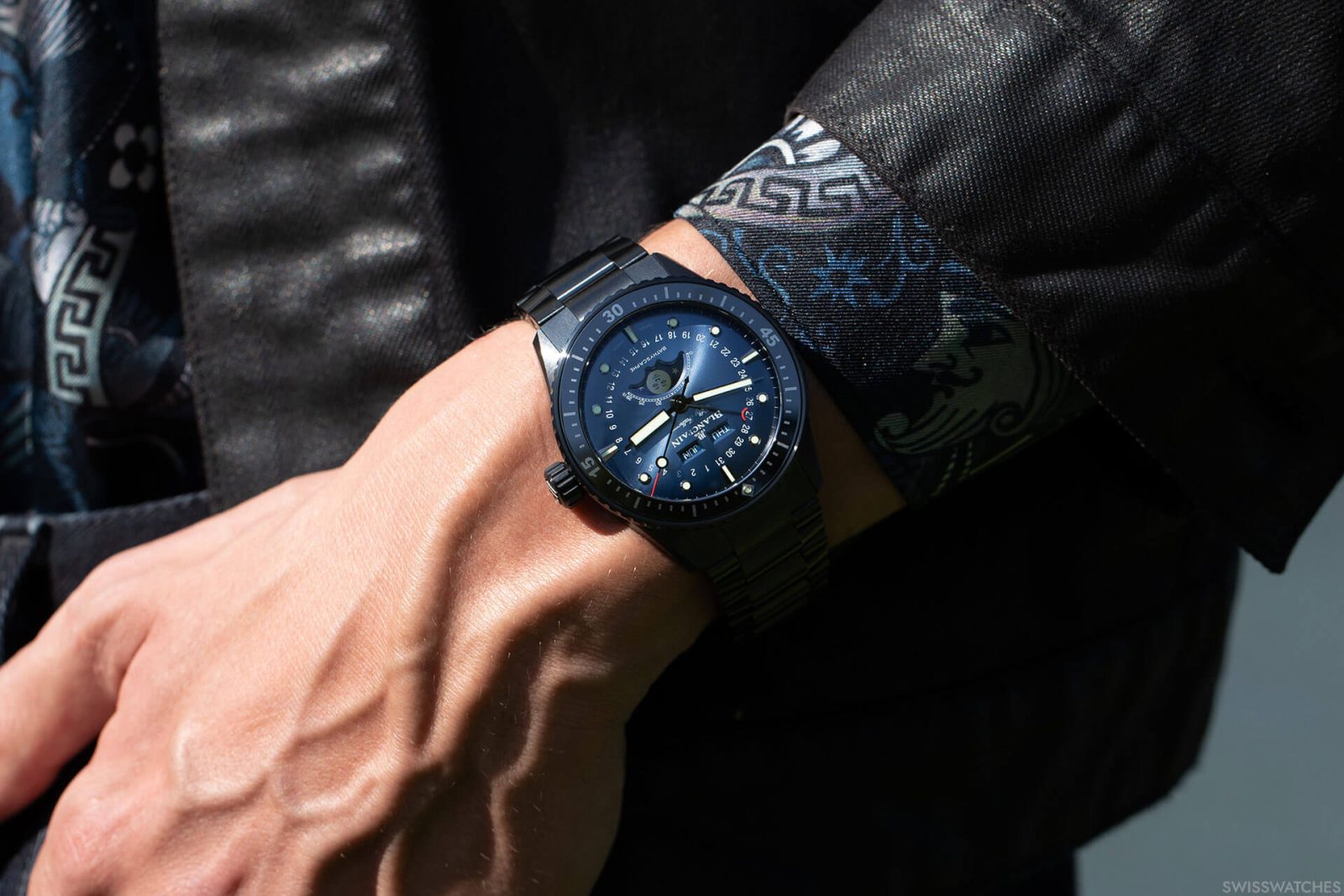 In The Metal: New Blancpain Fifty Fathoms Bathyscaphe Models in Full Black Ceramic ...