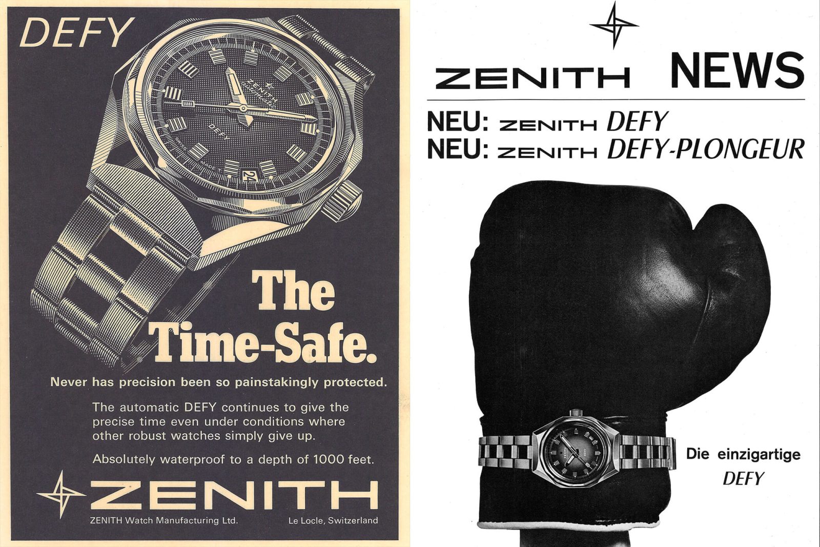 The Story of The Defy Diving Watches From Zenith